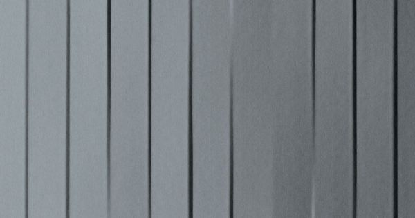 Panel Gun metal mill finish 721 - Stripes | Oberflex